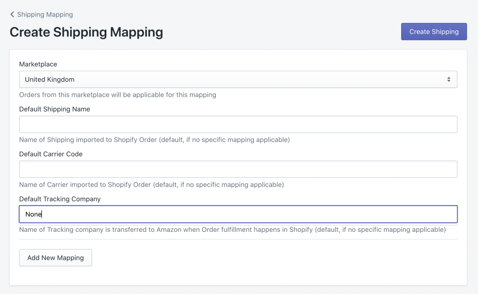 Custom Amazon Shipping mapping in Salestio | Salestio Blog
